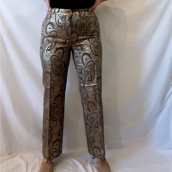 Celine | Pants & Jumpsuits | Vintage 200 Celine Brocade Trouser | Poshmark
